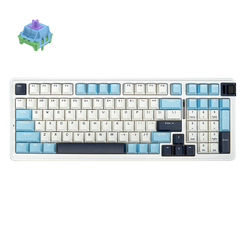Kzzi K98 Retro Gaming Office Mechanical Keyboard – Kzzi store
