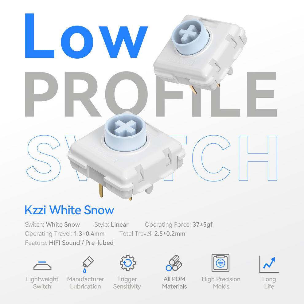 Kzzi I75 i75v2 Low Profile Mechanical Keyboard – Kzzi store